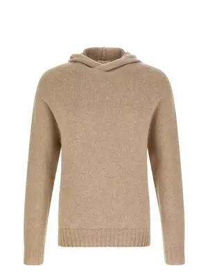 MA'RY'YA Braided-detail Raglan-sleeve Hoodie - Neutrals