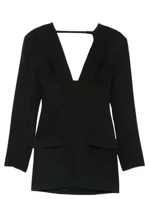 Erika Cavallini Open-back Mini Dress - Black