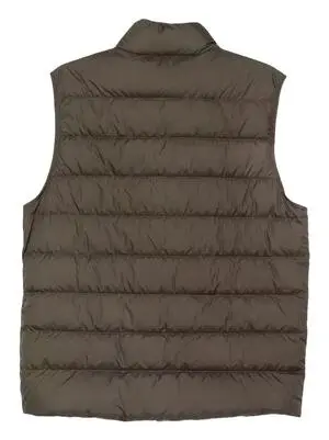 Moncler Quilted Logo-patch Gilet - Green
