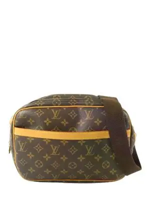 LOUIS VUITTON Pm Reporter Monogram Shoulder Bag - Brown