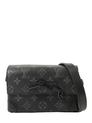 LOUIS VUITTON Steamer Wearable Monogram Eclipse Mini Bag - Black
