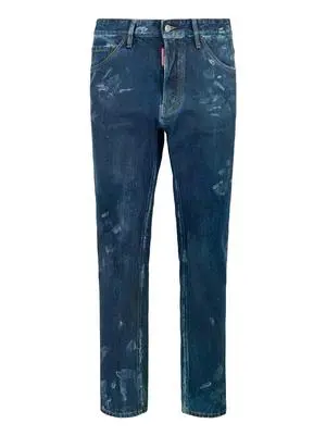 Dsquared2 Teddy Frosted-wash Jeans - Blue