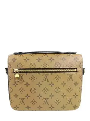LOUIS VUITTON Pochette Metis Monogram Reverse Tote Bag - Brown