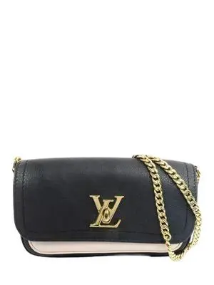 LOUIS VUITTON Lockme Tender Pochette Shoulder Bag - Black