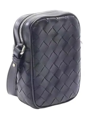 Bottega Veneta 2020-2026 Small Nappa Intrecciato Camera Bag Crossbody Bag - Black