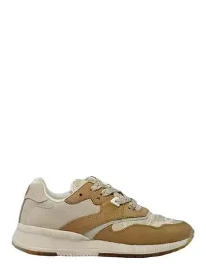 Scotch & Soda Quilted Panelled Sneakers - Neutrals