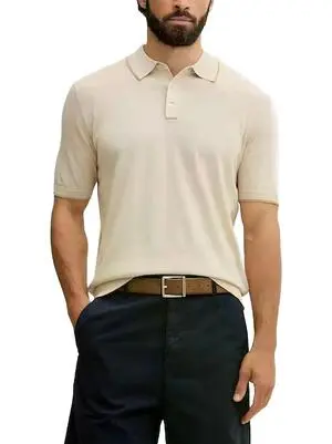 BENETTON Short-sleeve Polo Shirt - Neutrals