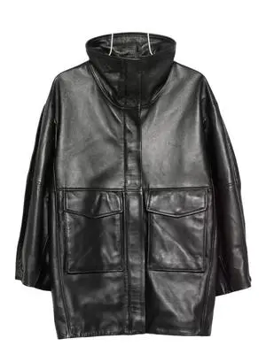 Erika Cavallini Zip-up Coat - Black