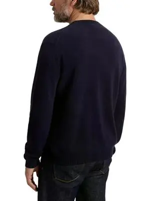 Woolrich Crew-neck Ribbed-trim Sweater - Blue