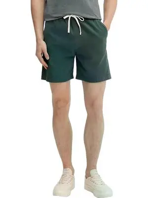 Marc O'polo Drawstring Seersucker Shorts - Green