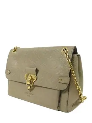 LOUIS VUITTON Pm Monogram Empreinte Vavin Shoulder Bag Neutrals