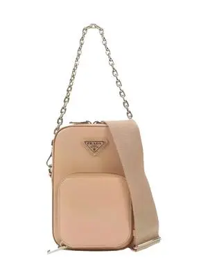 PRADA Chain-strap Leather Shoulder Bag