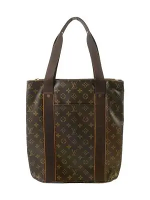 LOUIS VUITTON Cabas Beaubourg Monogram Tote Bag - Brown