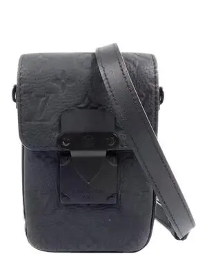 LOUIS VUITTON S-lock Vertical Shoulder Bag - Black