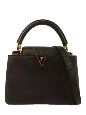 LOUIS VUITTON Bb Capucines Tote Bag - Brown