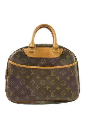 LOUIS VUITTON Monogram Trouville Tote Bag - Brown