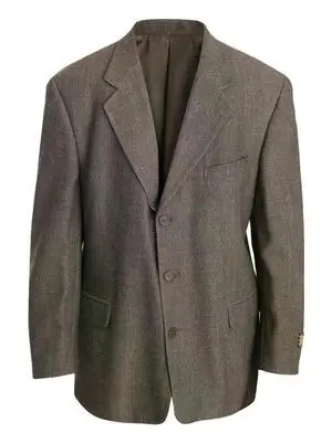 Fendi Single-breasted Wool Suit - Brown