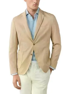 HACKETT  Single-breasted Blazer - Neutrals