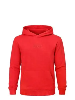 FILA Bentinci Logo-embroidered Hoodie - Red