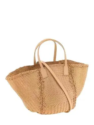 Dragon Diffusion Teresa Maxi Cabas Hand-woven Tote Bag Neutrals