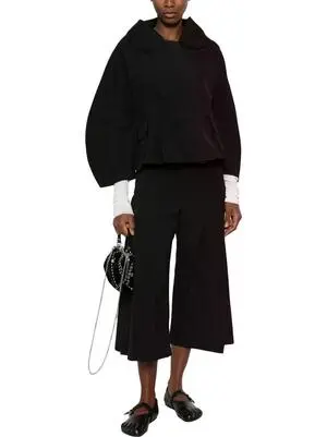 Comme Des Garçons Peter-pan-collar Jacket - Black