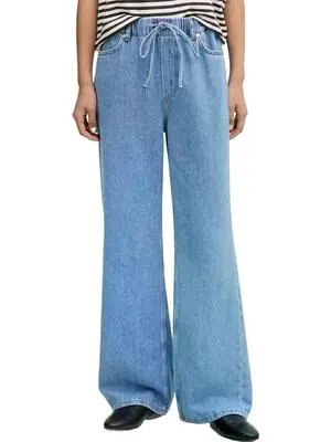 Marc O'polo Drawstring Wide-leg Jeans - Blue