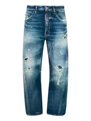 Dsquared2 Brando Classic Loose Twist Jeans - Blue