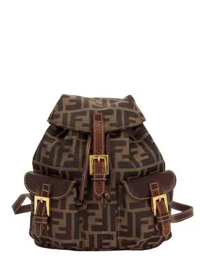 Fendi Zucca Backpack - Brown