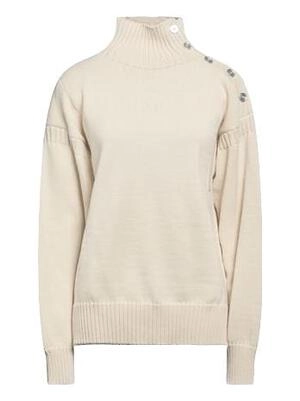 JIL SANDER Turtleneck Size Wool - Ivory
