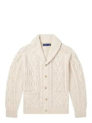 Polo Ralph Lauren Cable-knit Cotton Cardigan - Ecru