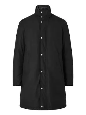 Herno New Business Layered Padded Shell Down Coat - Black