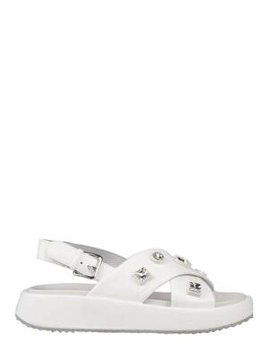 APEPAZZA Sandals Size Textile Fibers - White