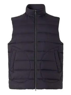 Herno Herno - Ecoage Quilted Padded Down Gilet - Men - Blue  Navy