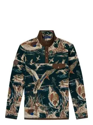 Polo Ralph Lauren Camouflage-print Flannel Sweater - Green