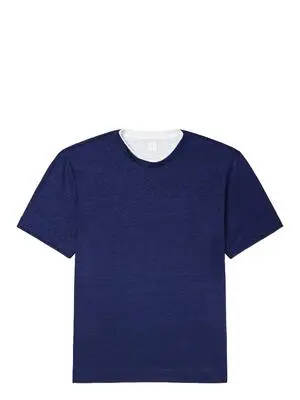 Eleventy Linen T-shirt - Blue