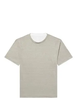 Eleventy Linen T-Shirt Green