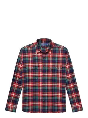 Polo Ralph Lauren Polo Ralph Lauren - Checked Cotton-Flannel Shirt - Men - Red - XS Red