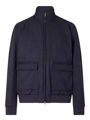 Herno Herno - Virgin Wool-Twill Bomber Jacket - Men - Blue  Navy