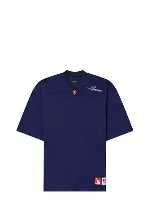 WILLY CHAVARRIA Embroidered Jersey T-shirt - Blue