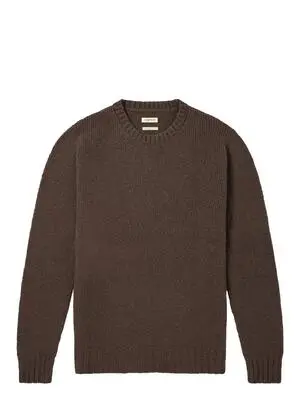 De Bonne Facture Ribbed Wool Sweater - Brown