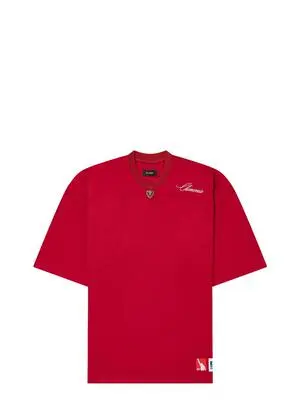 WILLY CHAVARRIA Embroidered Jersey T-shirt - Red