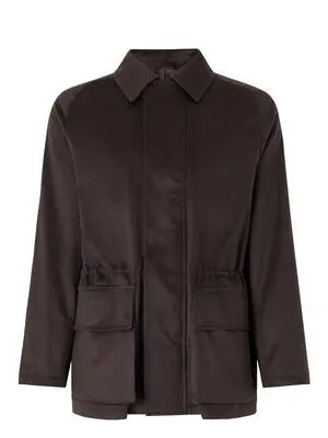 SAMAN AMEL Cashmere Coat - Brown