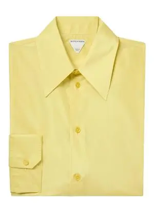 Bottega Veneta Silk-taffeta Shirt - Yellow