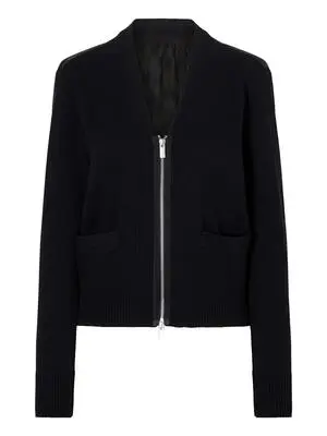 Sacai Cotton-blend Zip-up Cardigan Multi