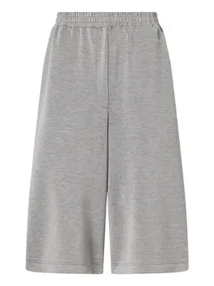 Tibi Feather Weight Jersey Shorts - Gray