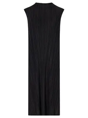 ISSEY MIYAKE Mellow Pleats Plissé Midi Dress