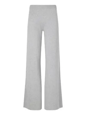 ETERNE Cotton And Cashmere-blend Wide-leg Pants