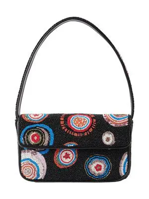 Staud Tommy Bead-embellished Shoulder Bag - Multi