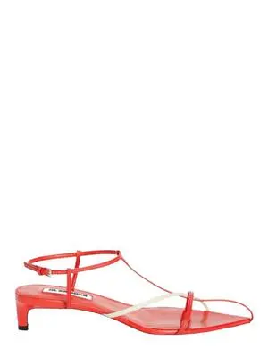 JIL SANDER Cage Sandals - Red
