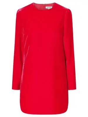 Alaïa Velvet Mini Dress - Pink
